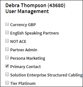 Designate a Primary Contact – ZiftPRMAdmin