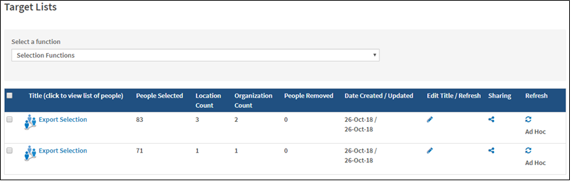 Set User Profile Attributes Using a Target List – ZiftPRMAdmin